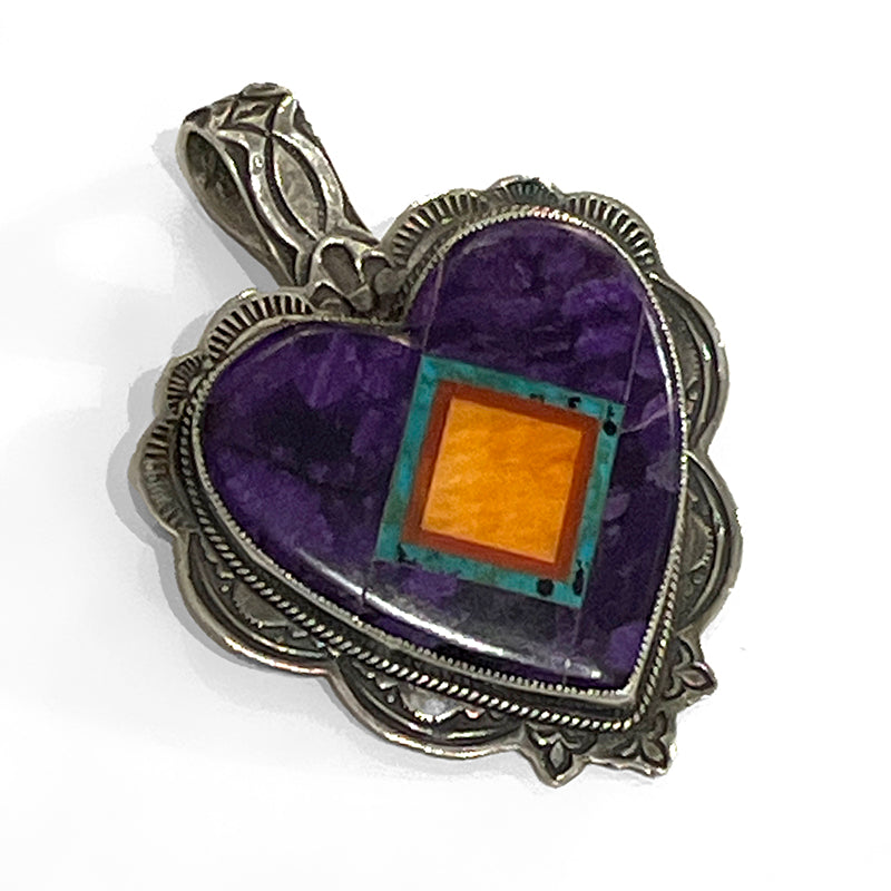 Heart Pendant by Benny and Valerie Aldrich – Crane and Crow Gallery